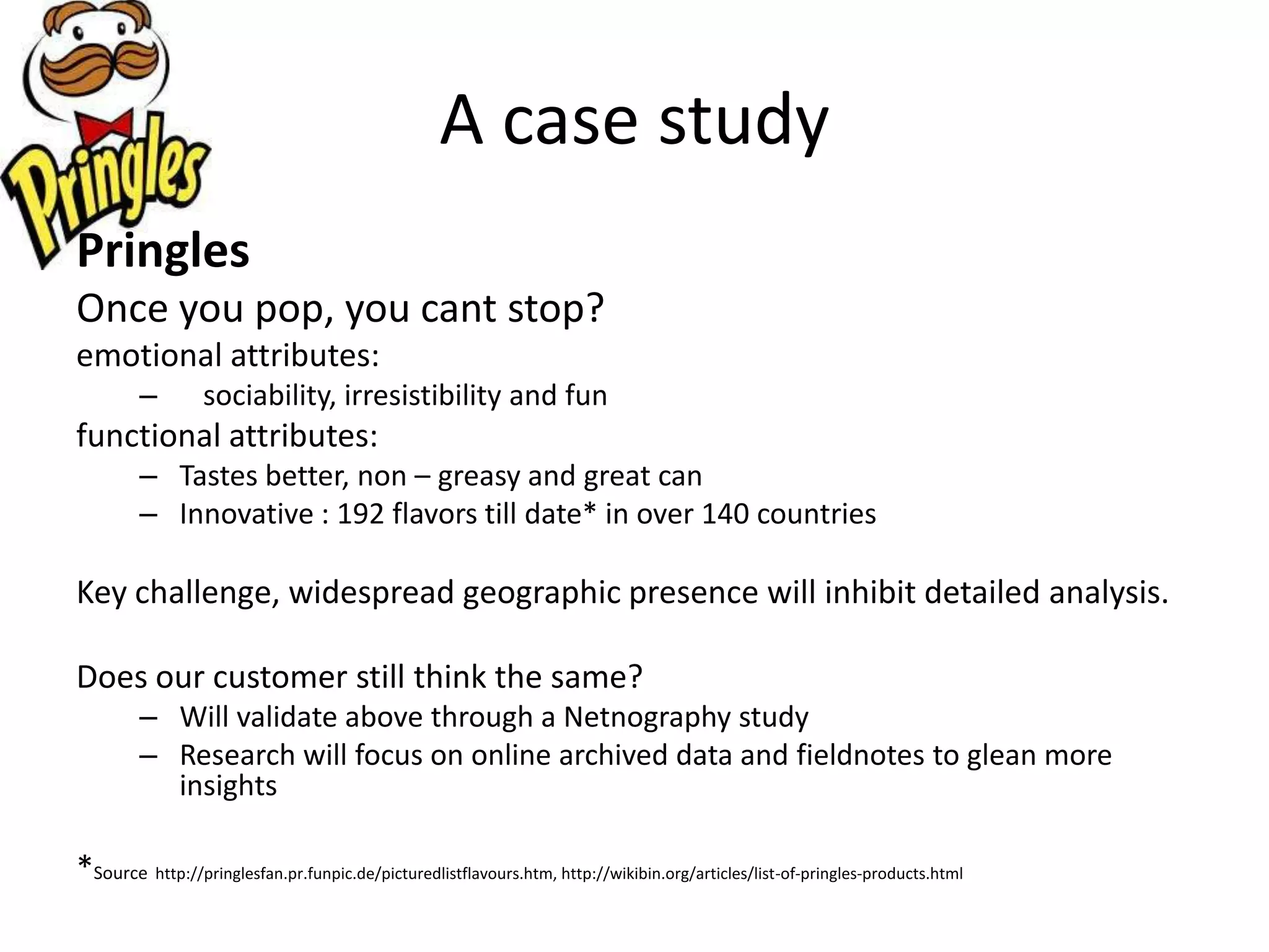 Netnography on Pringles | PPTX