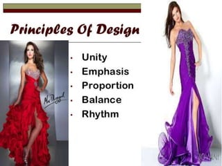 Rhythm Design Principles On Dresses