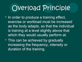 Principles of Training | PPT