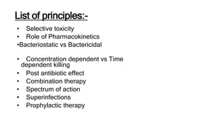 Prinicple of Anti microbial therapy dr.kanwar singh.ppt