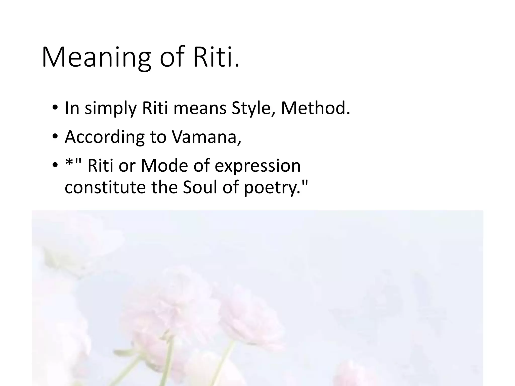 P. 7. Theory of Riti. | PPTX