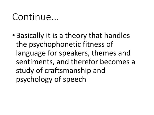 P. 7. Theory of Riti. | PPTX