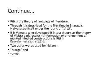P. 7. Theory of Riti. | PPTX