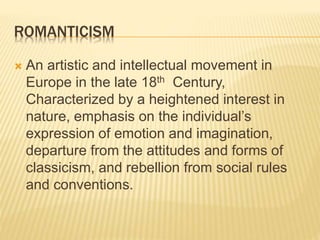 P. 5. Romantic poetry. | PPT