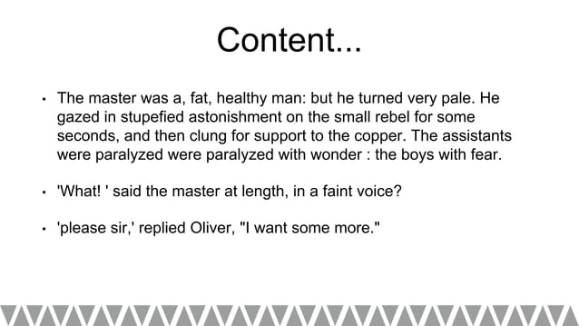 P. 6. Oliver Twist as a character. | PPT
