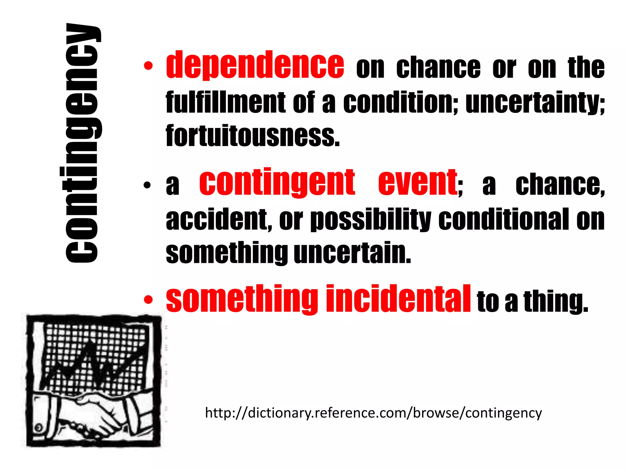 Prinman contingency approach | PPTX