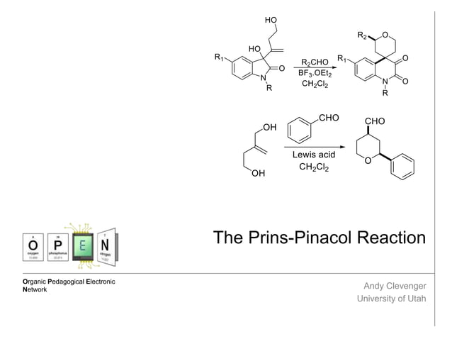 The Prins-Pinacol Reaction | PPTX | Chemistry | Science