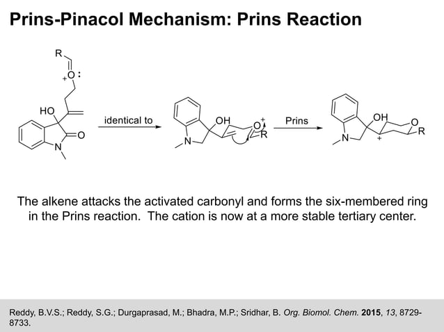 The Prins-Pinacol Reaction | PPTX | Chemistry | Science
