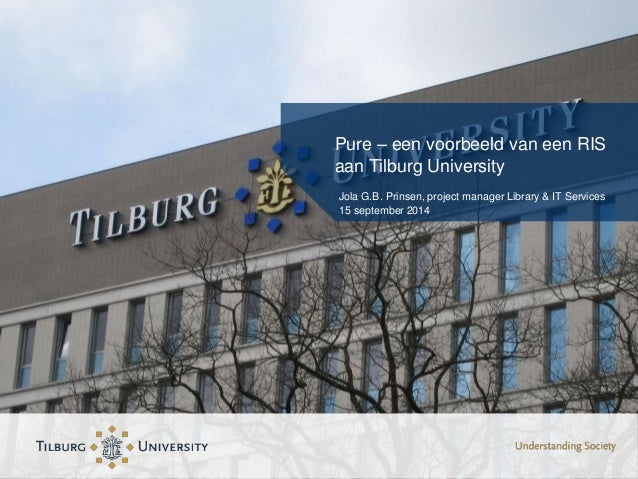 Pure, een voorbeeld van een RIS aan Tilburg University