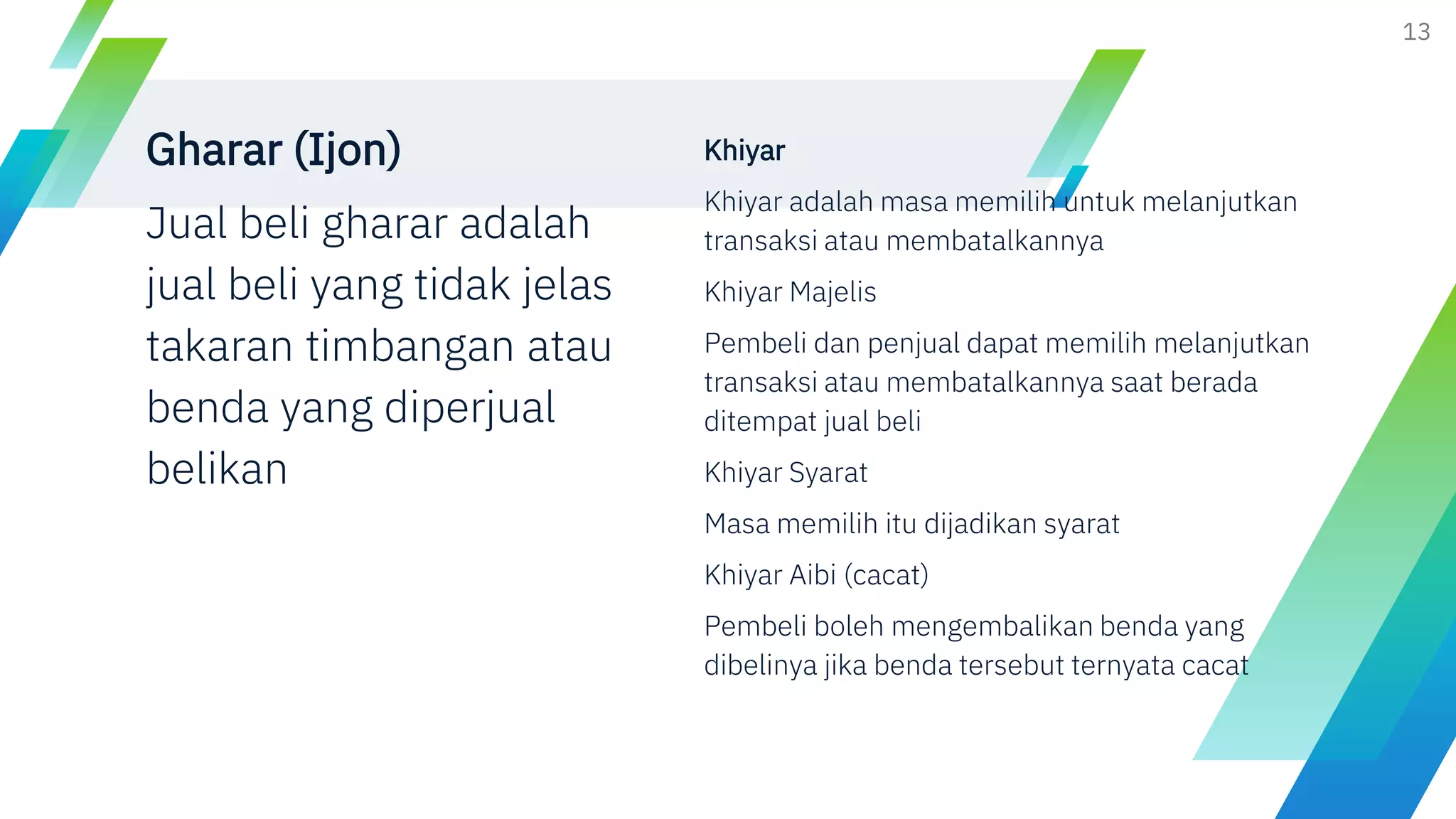 Prinsip prinsip ekonomi islam | PPTX