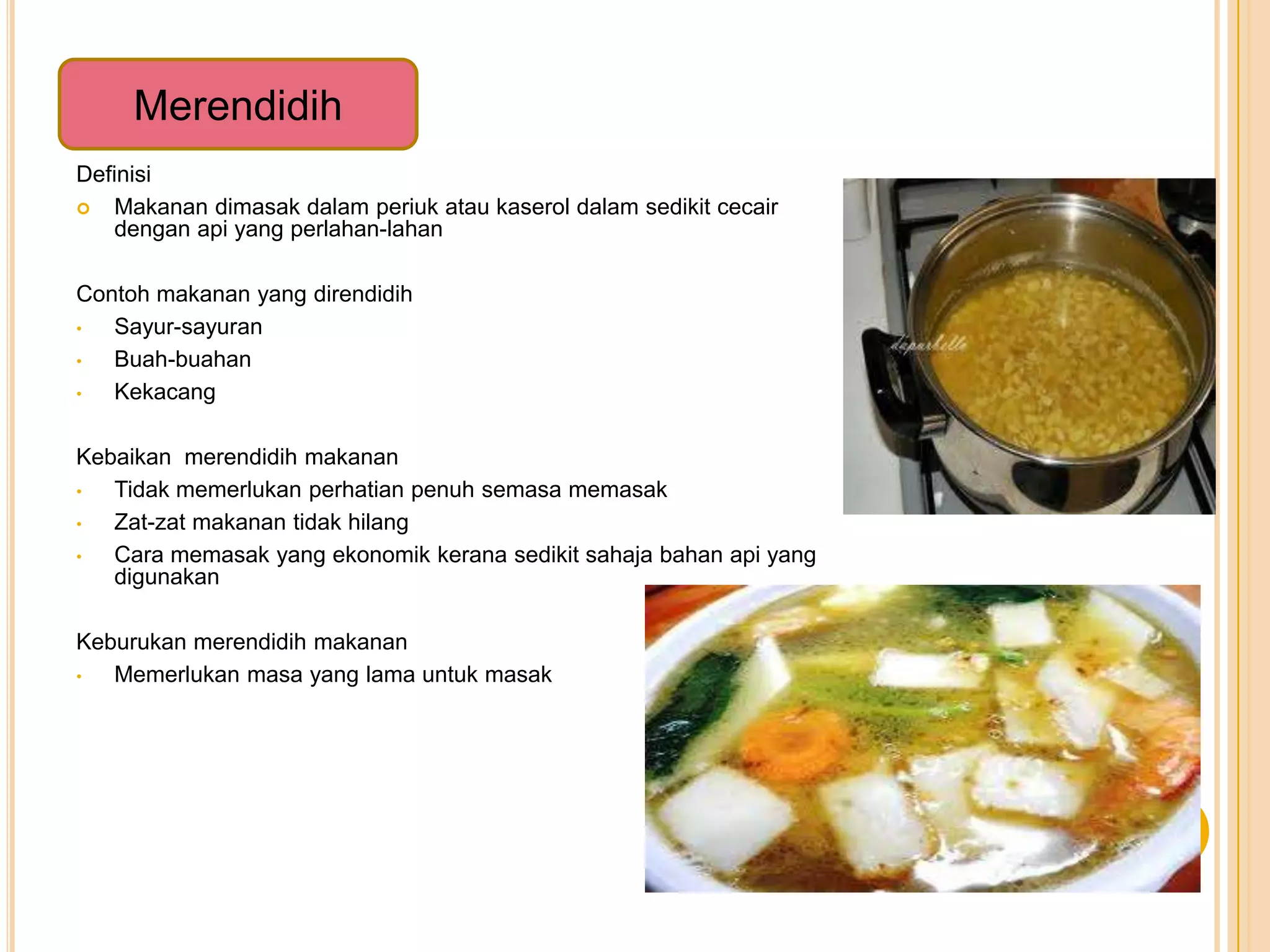 Prinsip prinsip memasak | PPTX