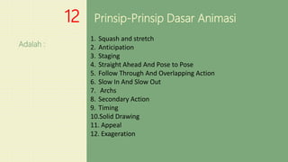 Prinsip-Prinsip Dasar Animasi 2 | PPTX