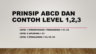 Prinsip ABCD dan Contoh Level 1,2,3.pptx
