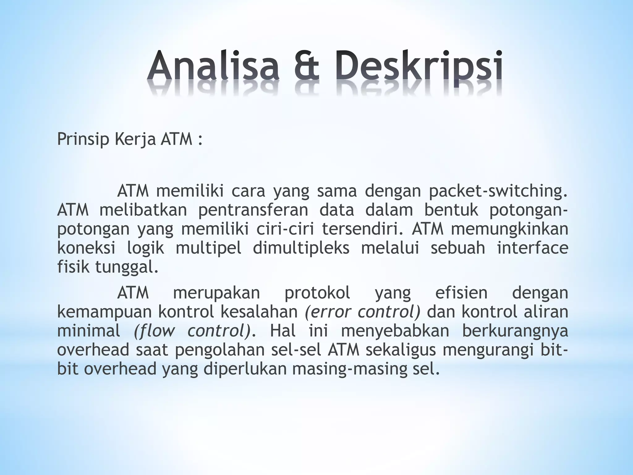 Prinsip ATM | PPTX