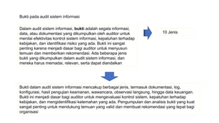 Prinsip Audit Sistem Informasi pada Keamanan Informasi | PPT