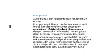 Prinsip Audit Sistem Informasi pada Keamanan Informasi | PPT