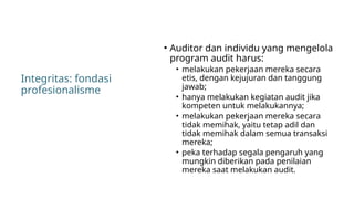 Prinsip Audit Sistem Informasi pada Keamanan Informasi | PPT