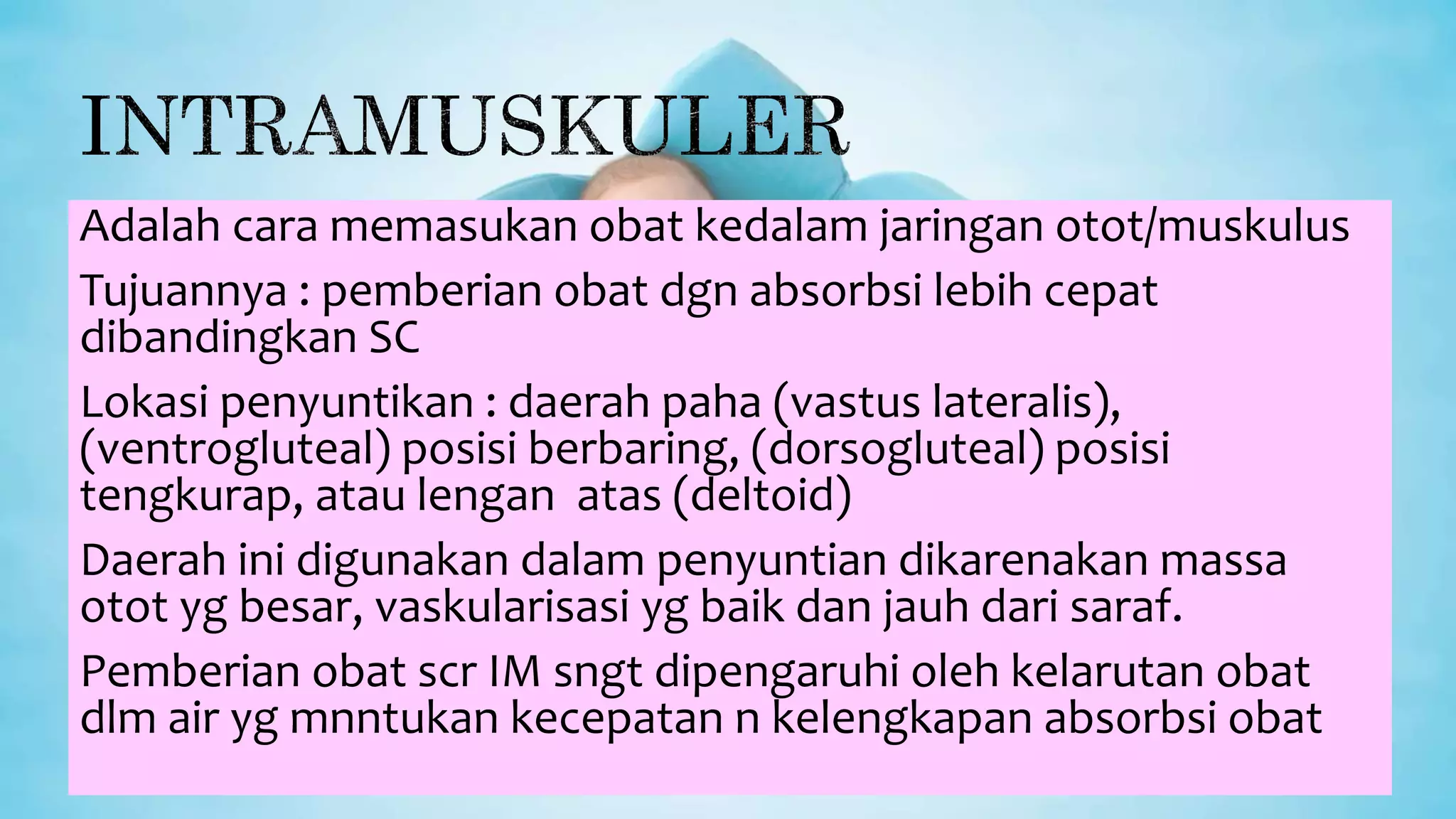 Prinsip dan tehnik pemberian obat | PPTX