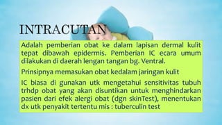 Prinsip dan tehnik pemberian obat | PPTX