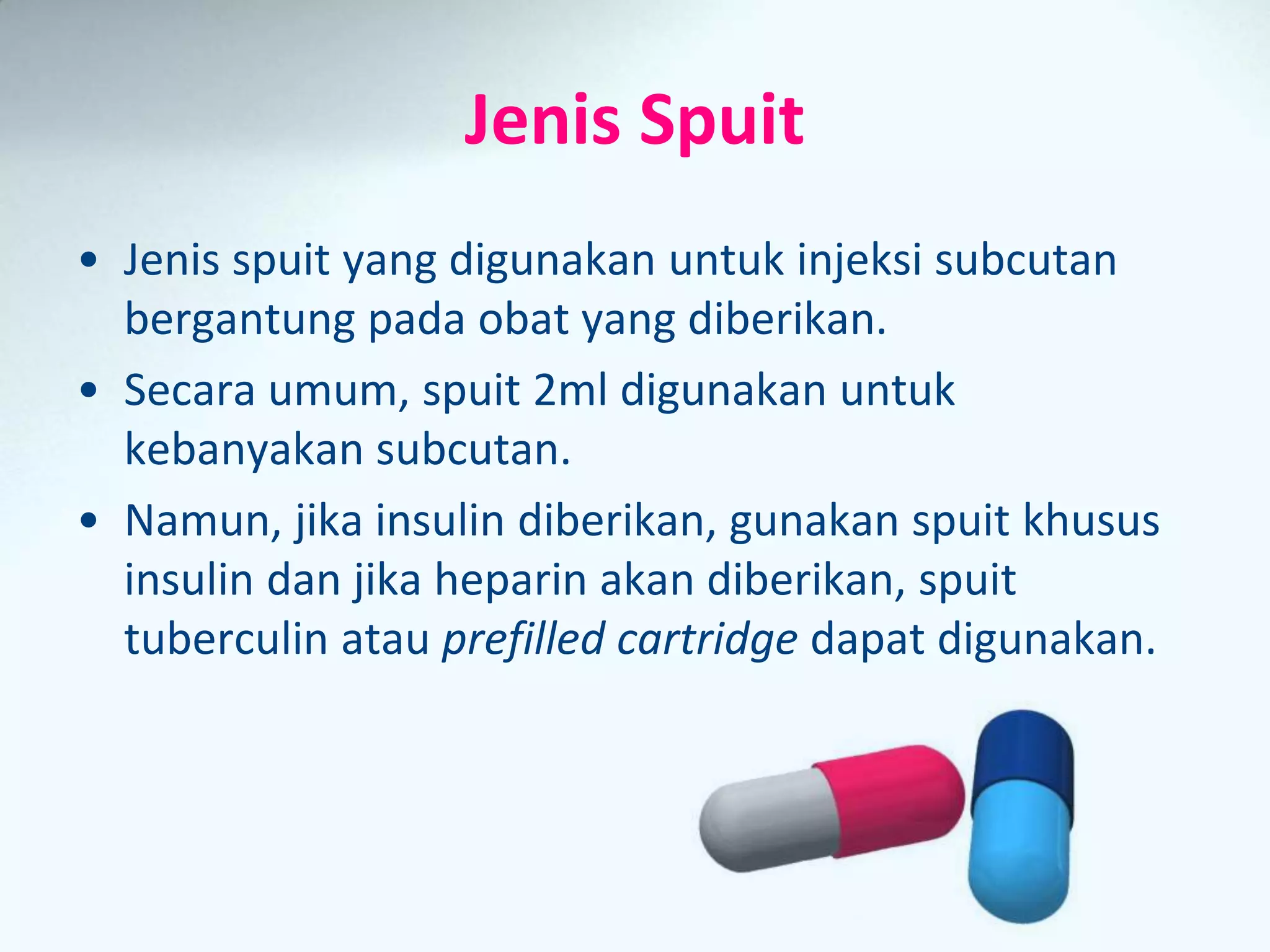 Prinsip dan tehnik pemberian obat subcutan dan intracutan | PPTX