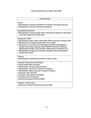 Prinsip Dasar dan Standar Penilaian Matematika SMK | PDF
