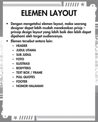 PRINSIP DASAR LAYOUT | PDF