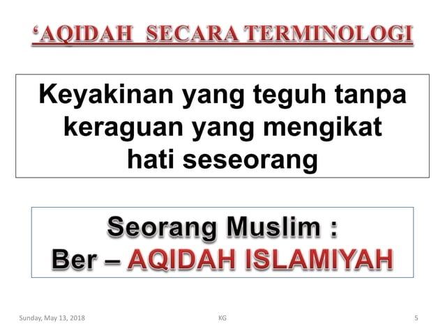 Prinsip dasar tauhid | PPTX