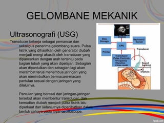 Prinsip Gelombang dalam Alat-alat Kedokteran | PPT