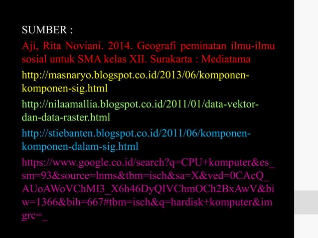 Prinsip geography system information | PPTX
