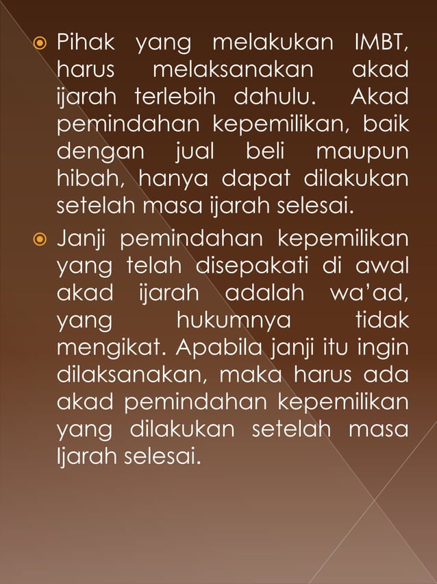 Prinsip ijarah pada perbankan syariah | PPTX