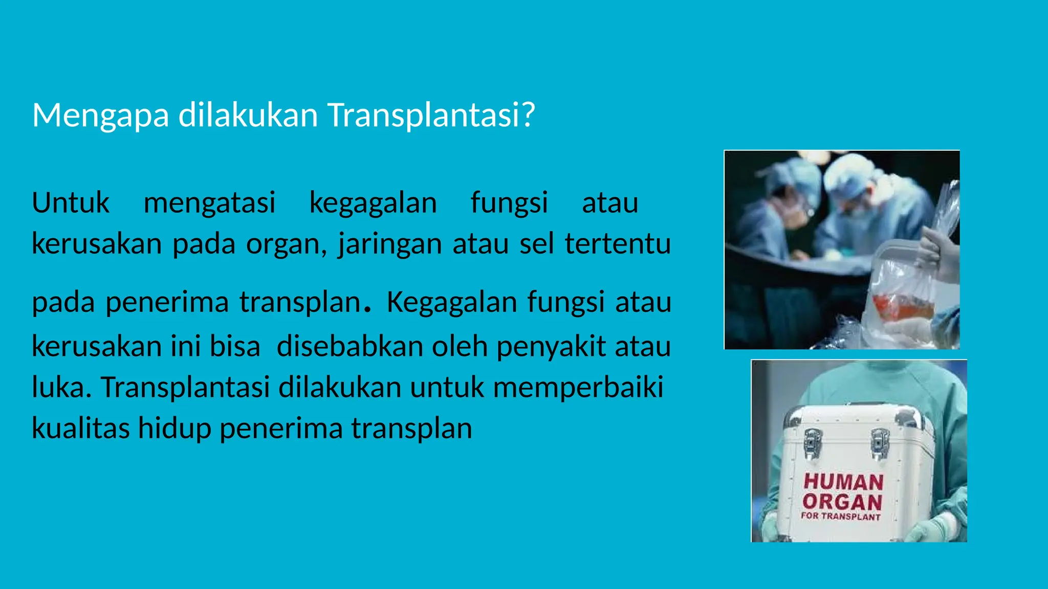 Prinsip Imunologi Transplantasi (Respon Imun terhadap Allograft ...