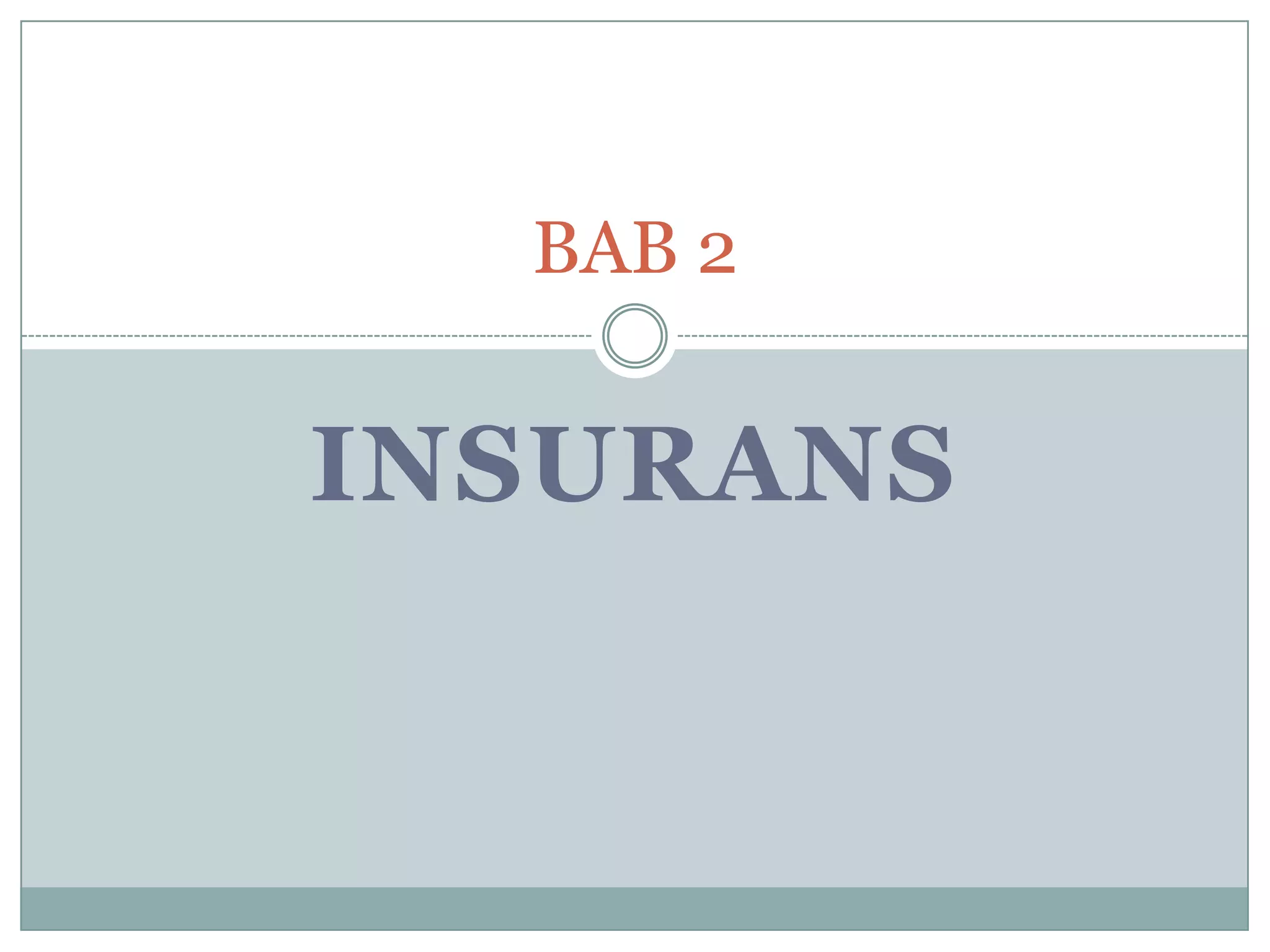 Perdagangan Tingkatan 5 (Prinsip insurans) | PPTX