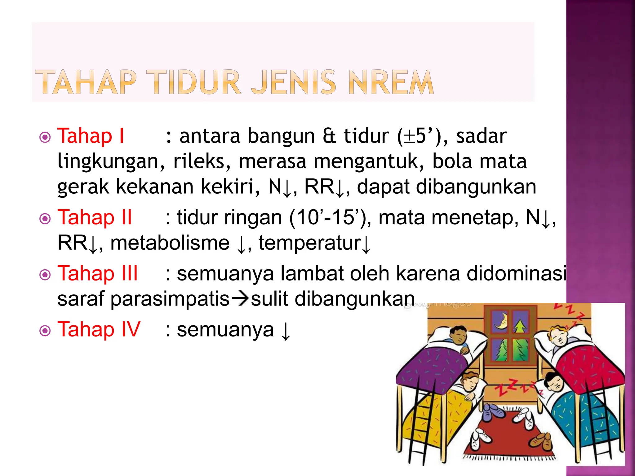 Prinsip pemenuhan kebtuhan istirahat dan tidur | PPTX