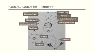 PRINSIP KERJA AIR HUMIDIFIER DALAM FISIKA.pptx