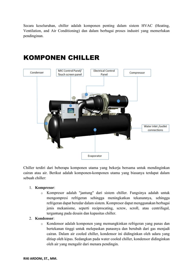 Prinsip Kerja Chiller What Is The Difference Between Air Cooled