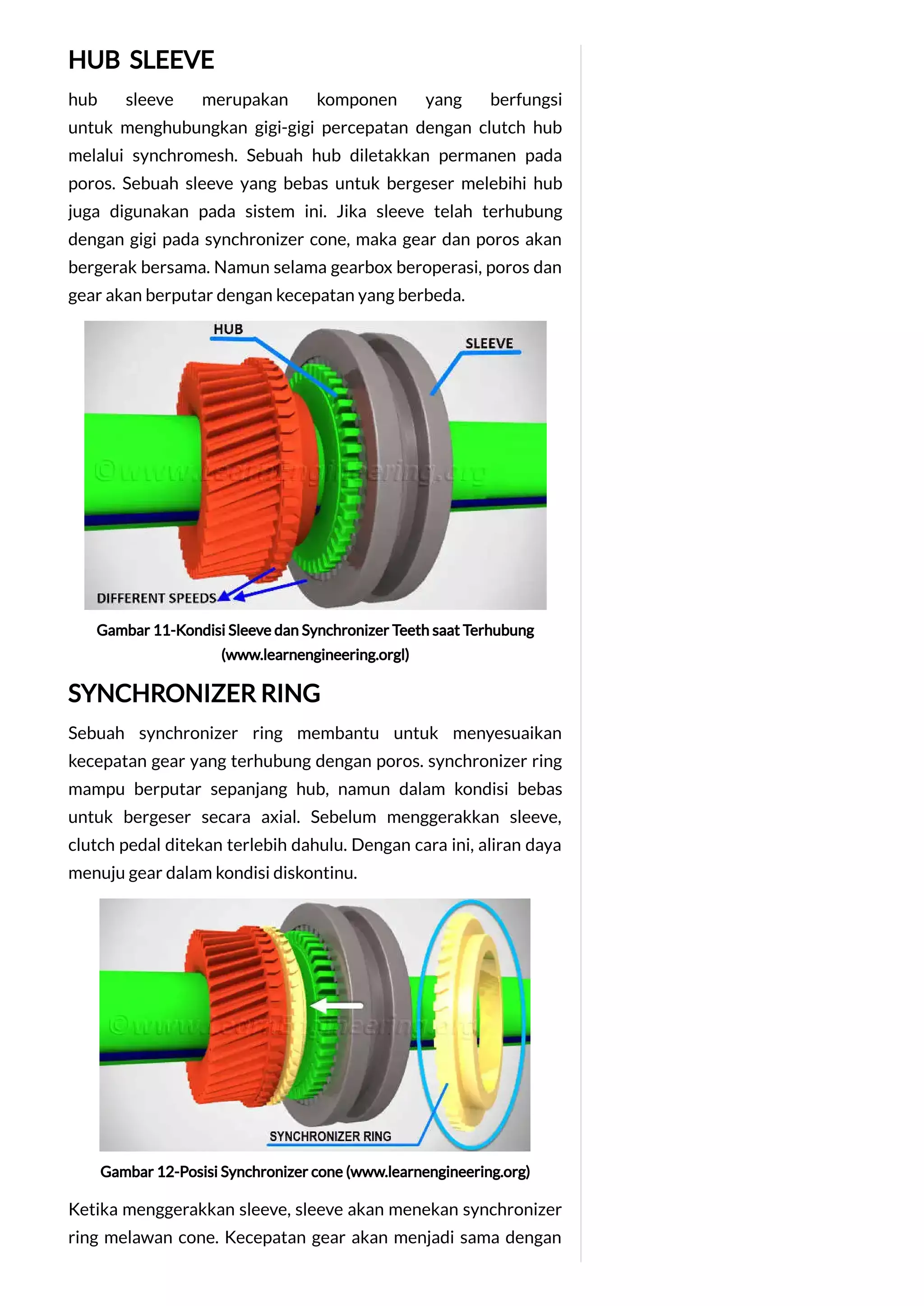 Prinsip kerja transmisi manual | PDF