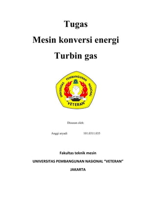 Prinsip kerja turbin gas | DOCX