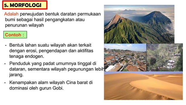 Materi mengenai prinsip dan konsep geografi | PPTX