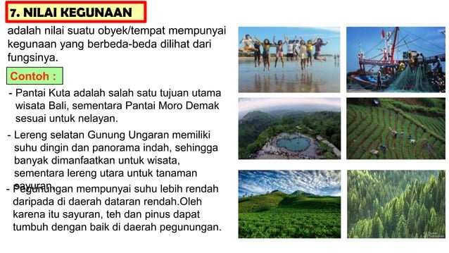 Materi mengenai prinsip dan konsep geografi | PPTX