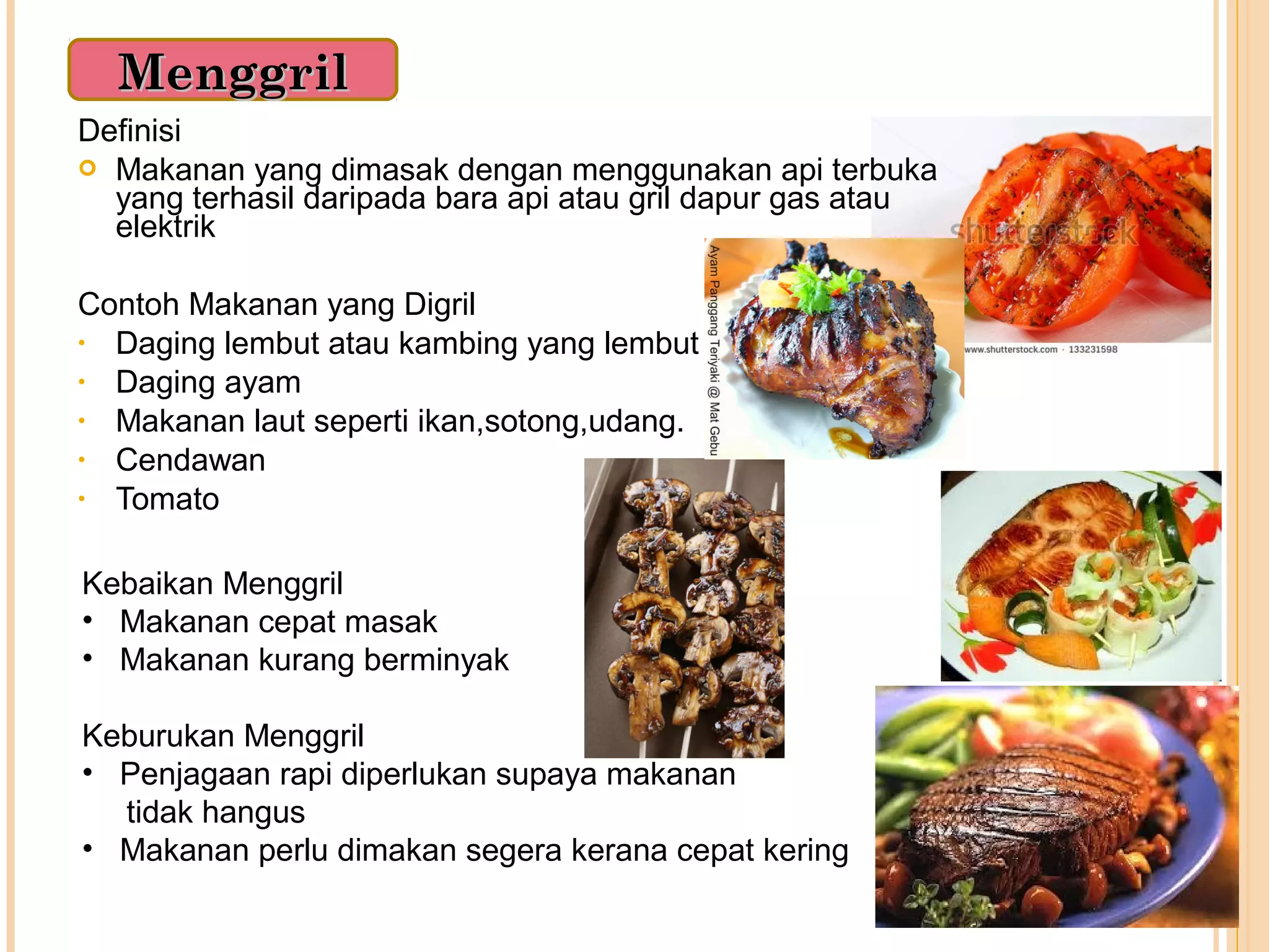 Prinsip memasak | PPT