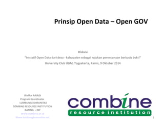 Prinsip open data open gov | PPT