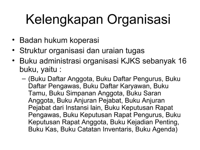 Prinsip organisasi dan manajemen kjksyariah | PPT