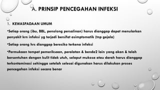 Materi KDK PRINSIP PENCEGAHAN INFEKSI.ppt