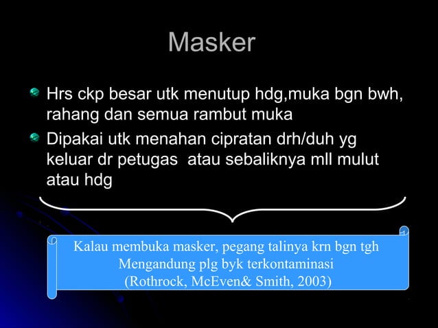 Prinsip pencegahan infeksi kdk | PPT