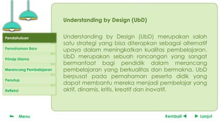 PRINSIP PENGAJARAN DAN ASESMEN Menerapkan Prinsip Understanding by ...