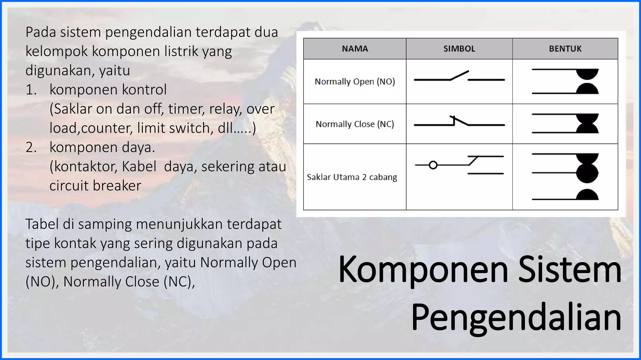 Prinsip pengaturan & pengendalian motor listrik | PPT Prinsip pengaturan & pengendalian motor listrik | PPT