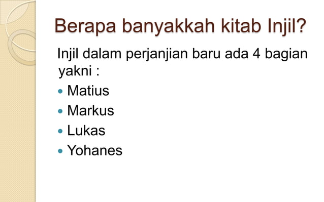 Prinsip pengenalan injil | PPT