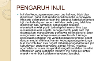 Prinsip pengenalan injil | PPTX