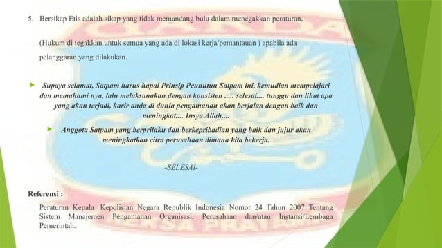 Prinsip penuntun satuan pengamanan SATPAM.pptx