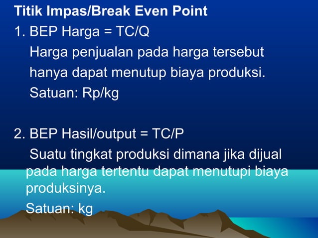 W1D4-PRINSIP PERENCANAAN AGRIBISNIS | PPT